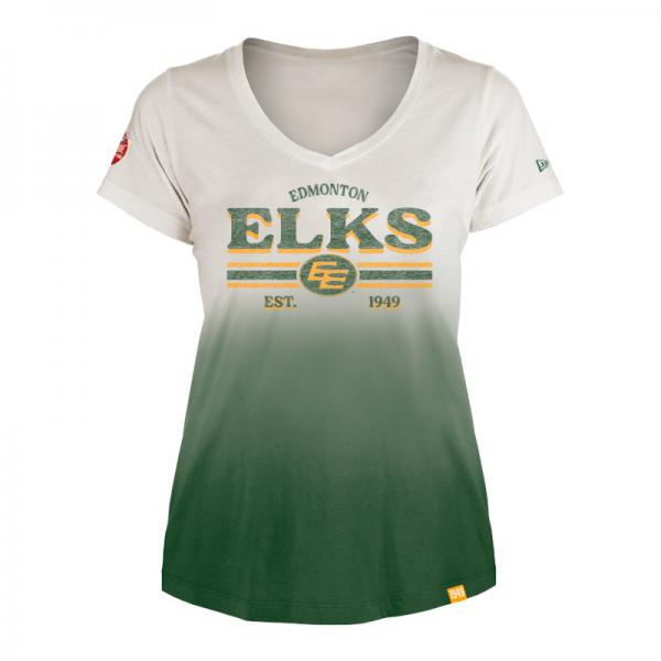 Edmonton Elks New Era Womens Turf Traditions Dip Dye